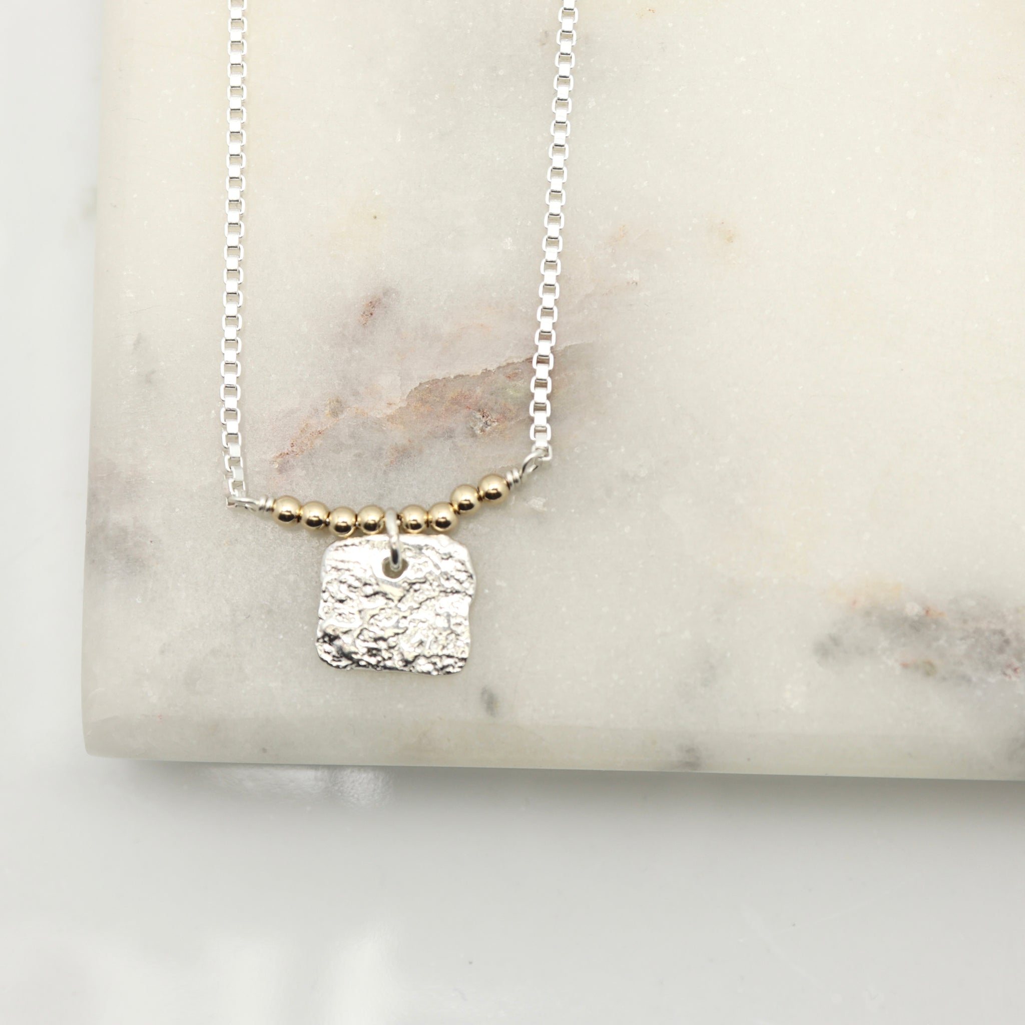 Alpine collection: boulder cube necklace | Orange Avocado Jewelry ...